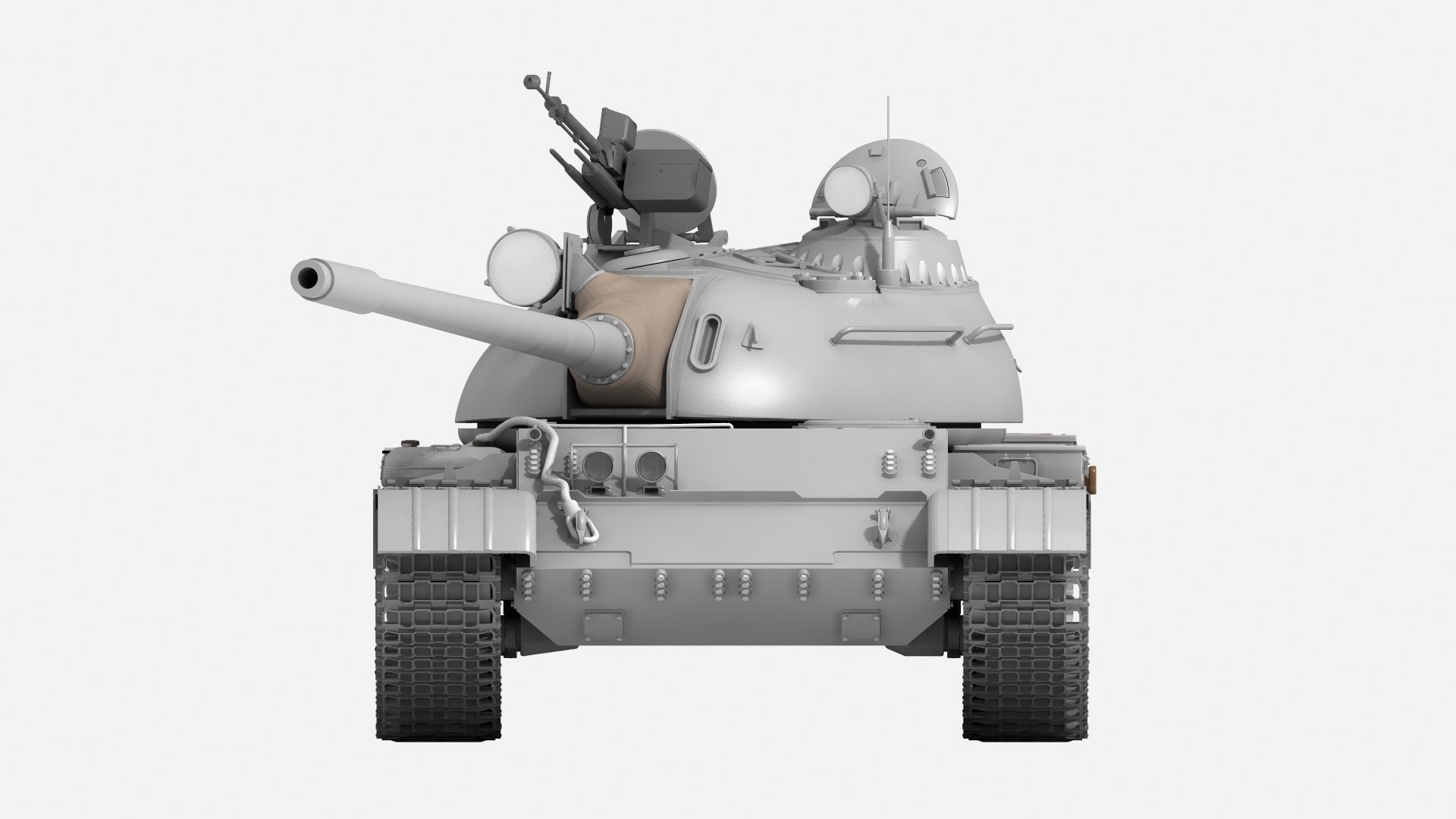 3D T-54B Soviet Tank - TurboSquid 1716317