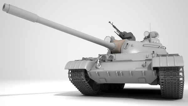 3D T-54B soviet tank - TurboSquid 1716317
