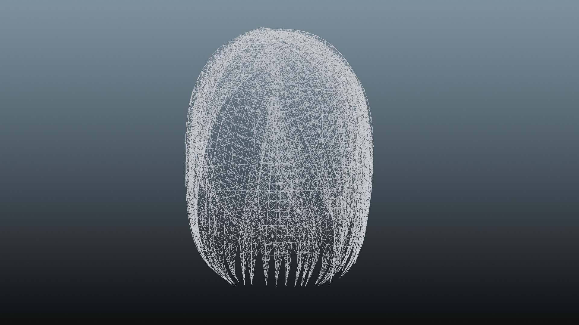 Female Hair Low Poly 4 Colors 3D Model - TurboSquid 2154068