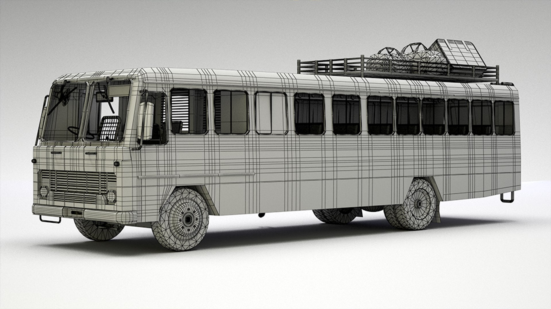Indian St Bus 3D - TurboSquid 1510778