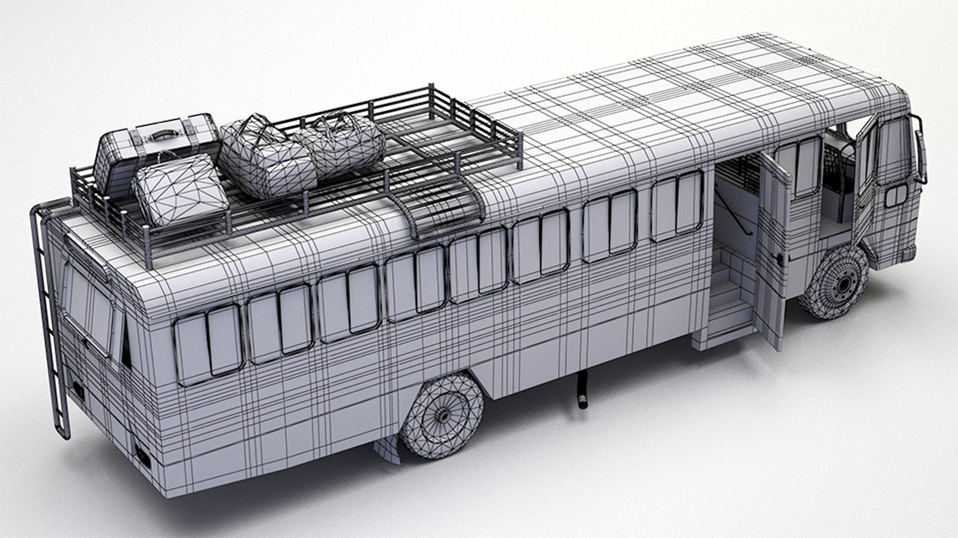 Indian St Bus 3D - TurboSquid 1510778