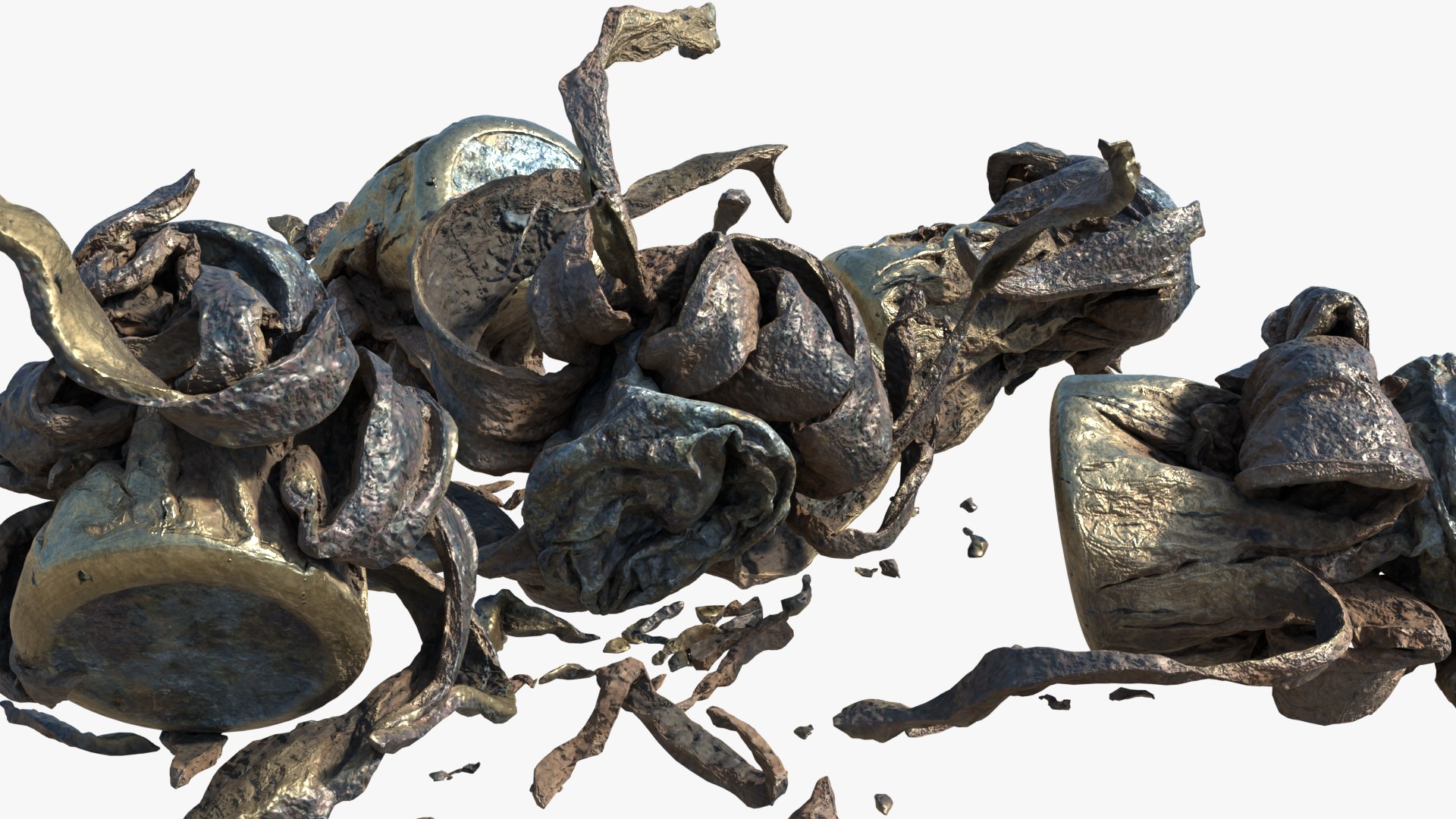 3D Pile Of Broken Bullets V3 - TurboSquid 2026653