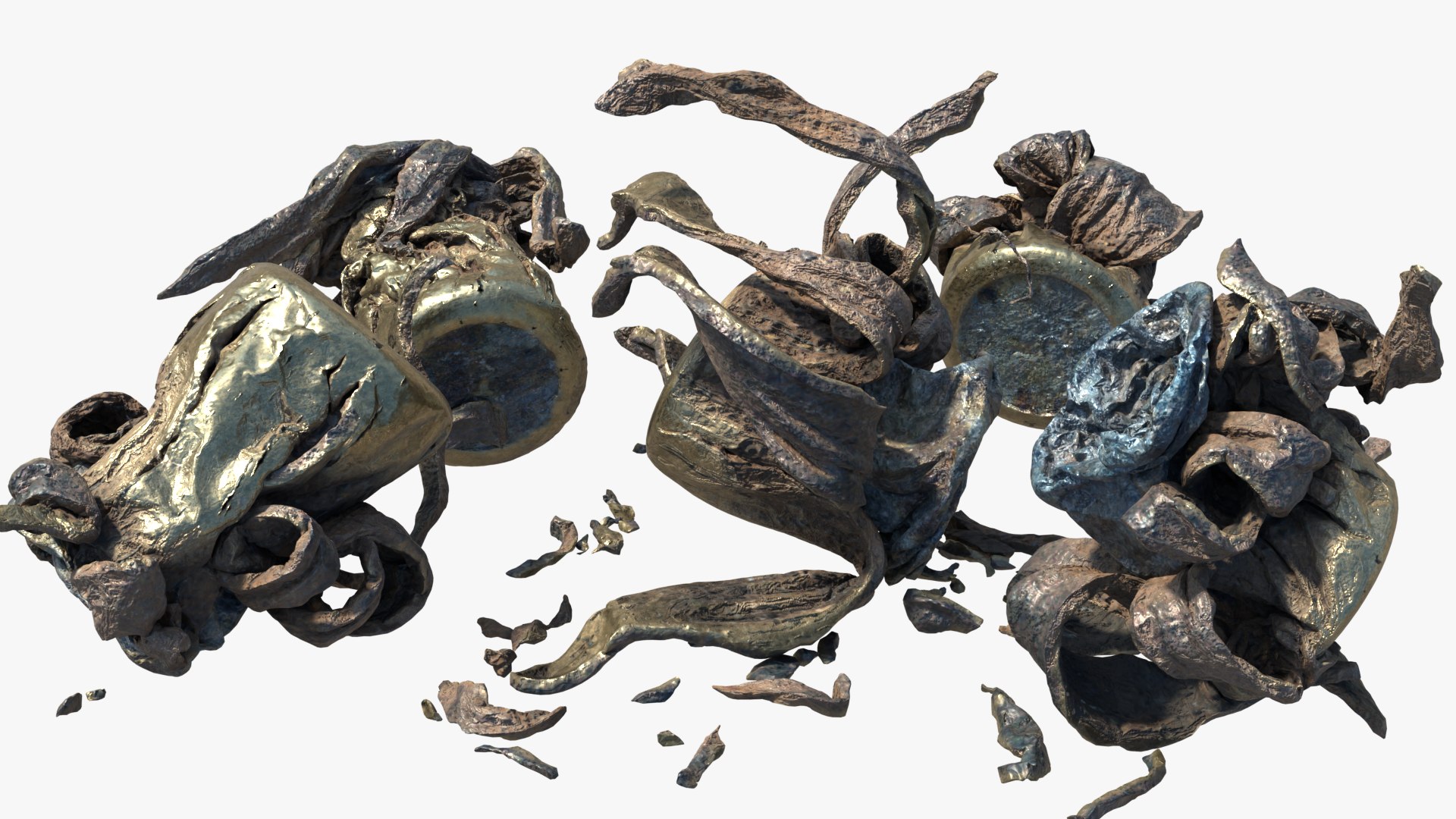 3D Pile Of Broken Bullets V3 - TurboSquid 2026653