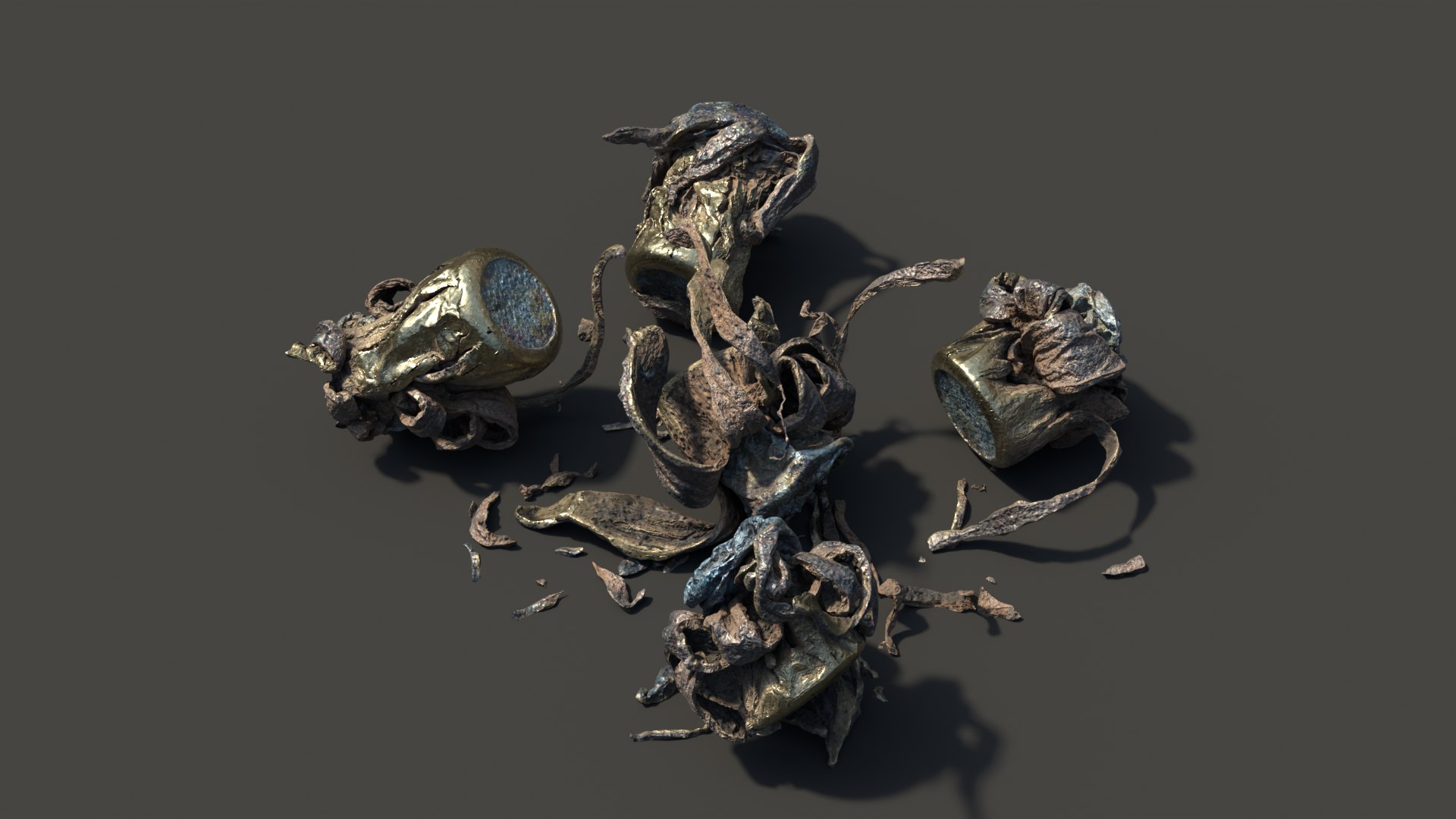 3D Pile Of Broken Bullets V3 - TurboSquid 2026653