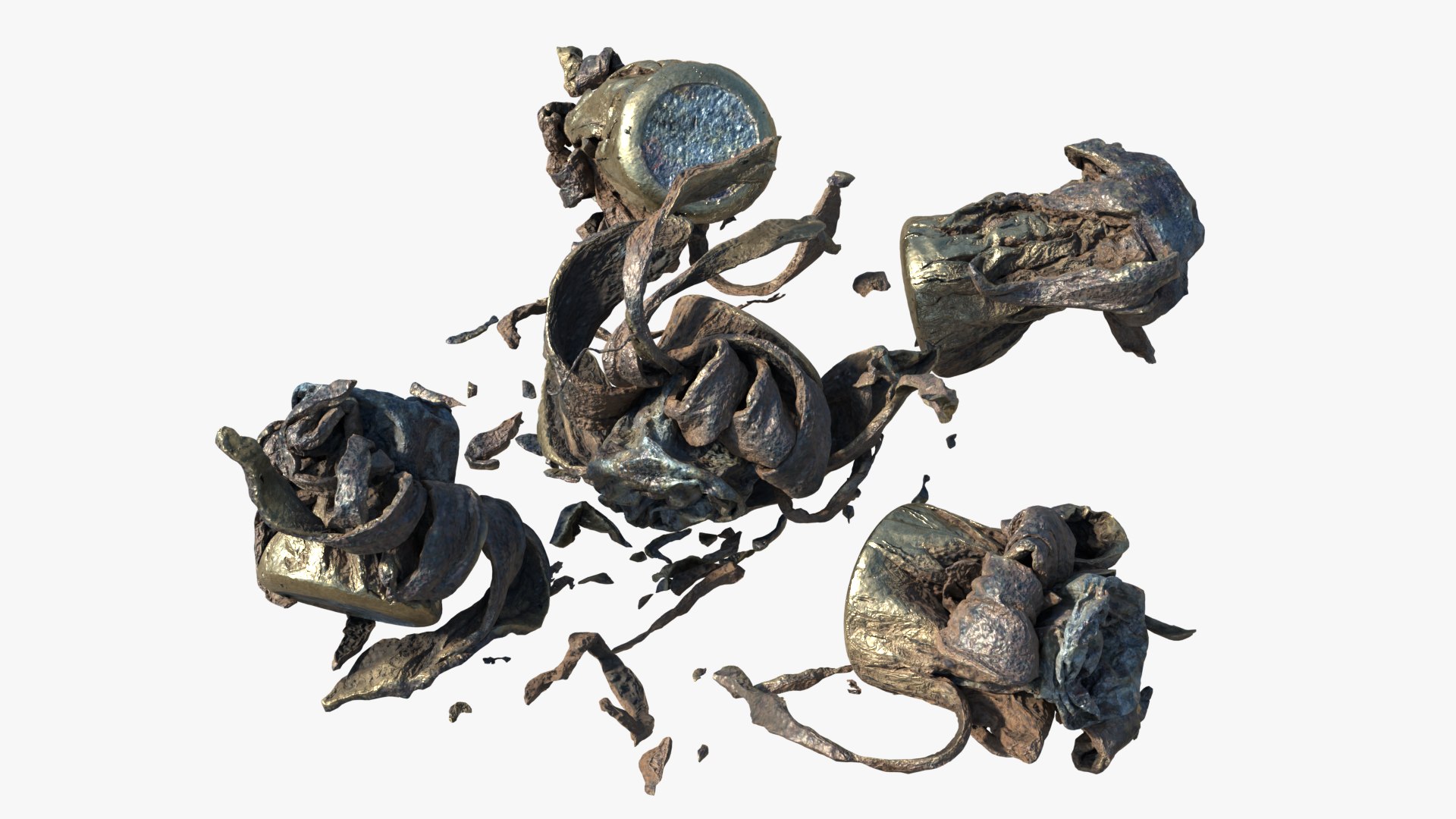 3D Pile Of Broken Bullets V3 - TurboSquid 2026653