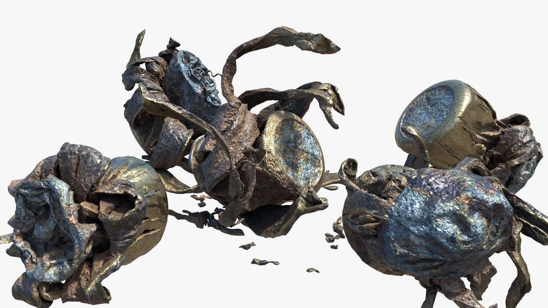 3D Pile Of Broken Bullets V3 - TurboSquid 2026653