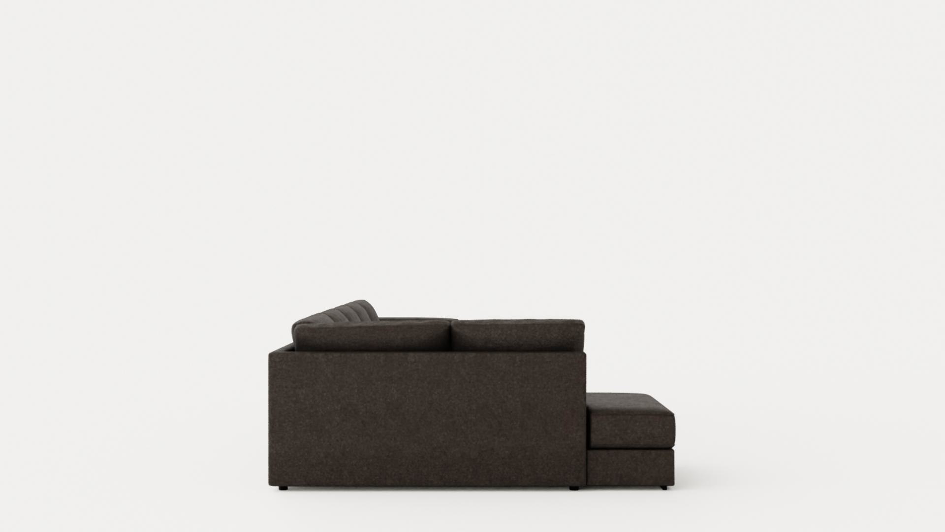 Optus U Sofa Large With Divanhoger Dark Gray 3D - TurboSquid 2232093