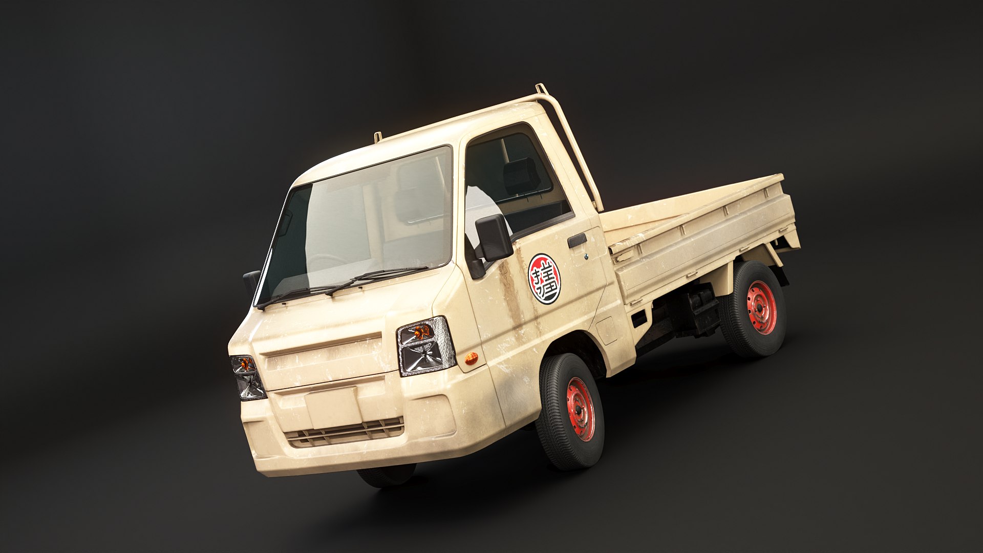 Used Kei Truck 3D - TurboSquid 2244840