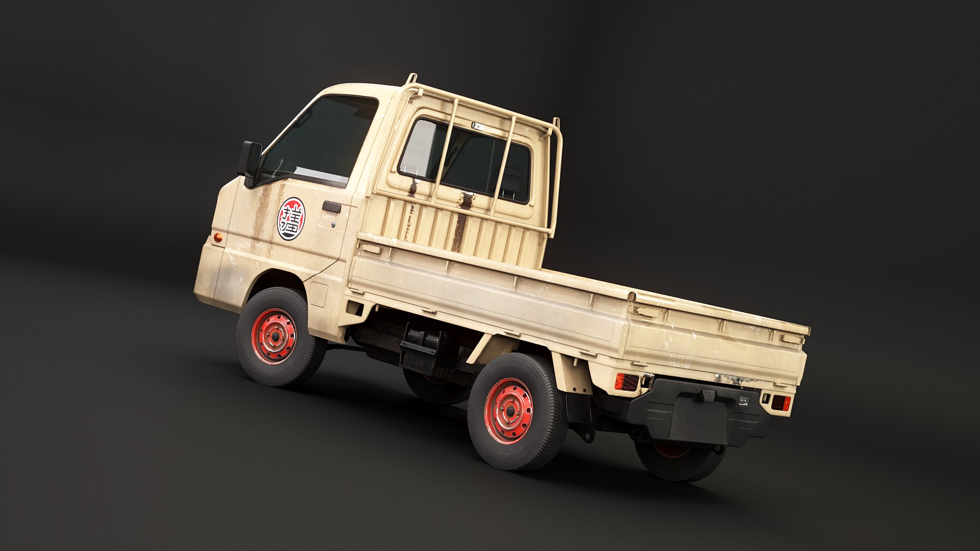 Used Kei Truck 3D - TurboSquid 2244840