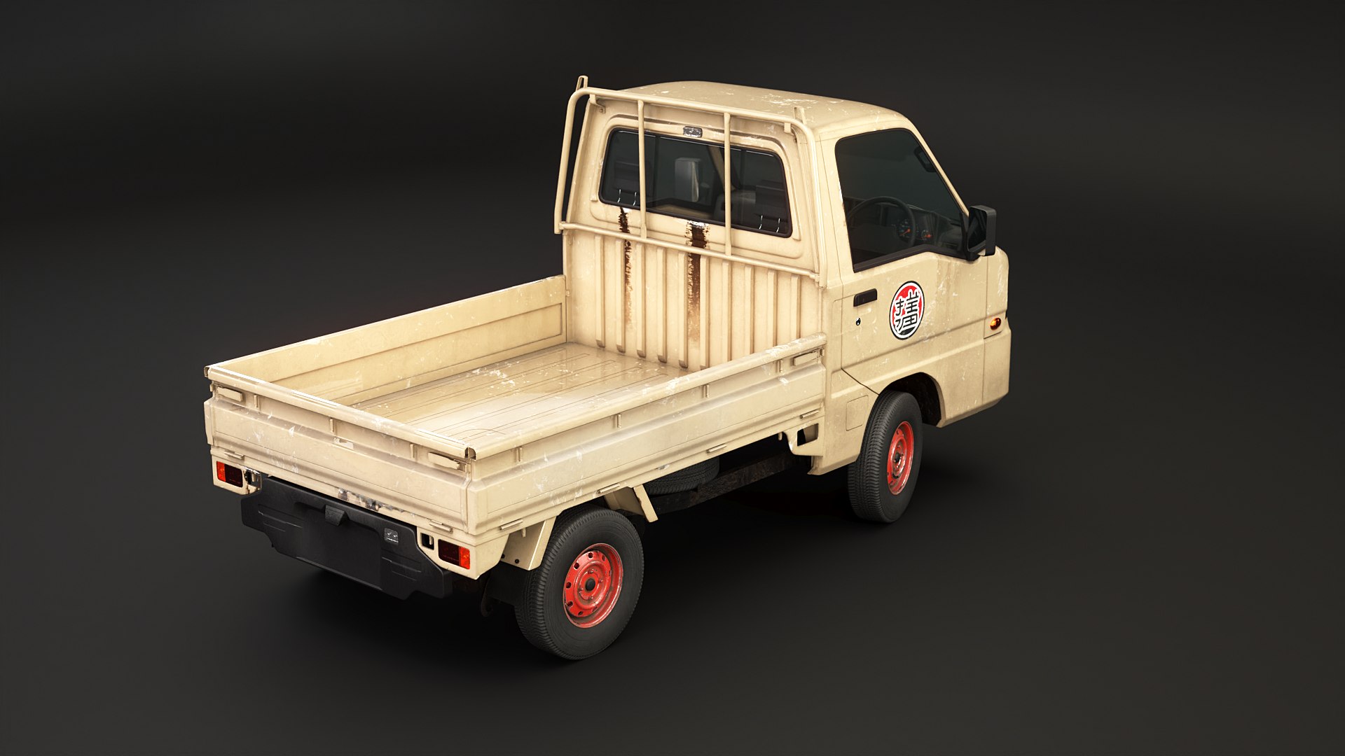 Used Kei Truck 3D - TurboSquid 2244840