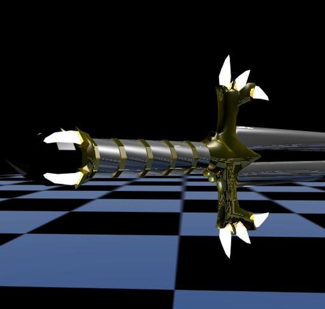 3d greatsword swords blade model