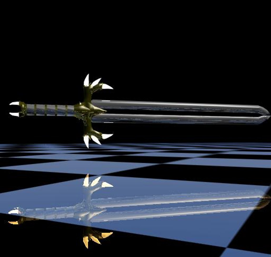 3d greatsword swords blade model