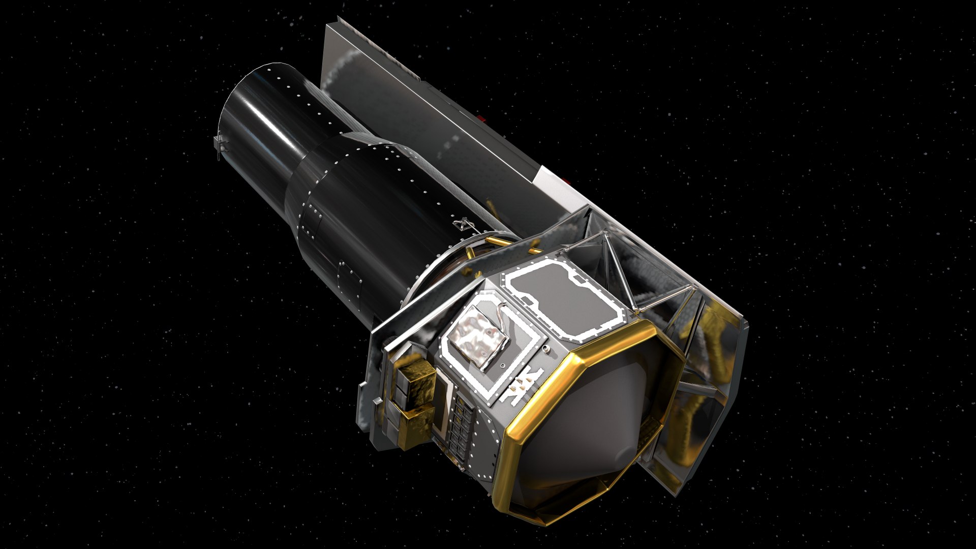 Spitzer Space Telescope Nasa 3D Model - TurboSquid 1478482