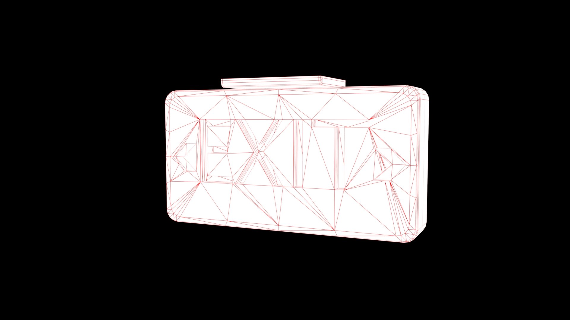 Exit Sign Board 3D Model - TurboSquid 2222470