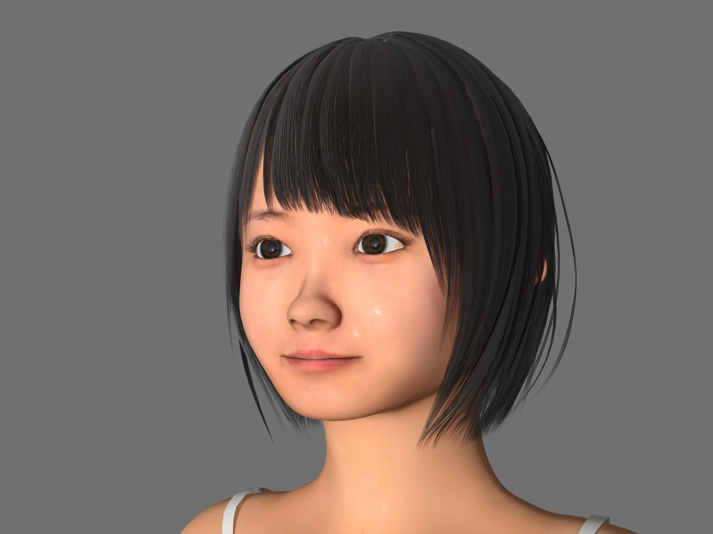3D AsianGirl Model - TurboSquid 2278080