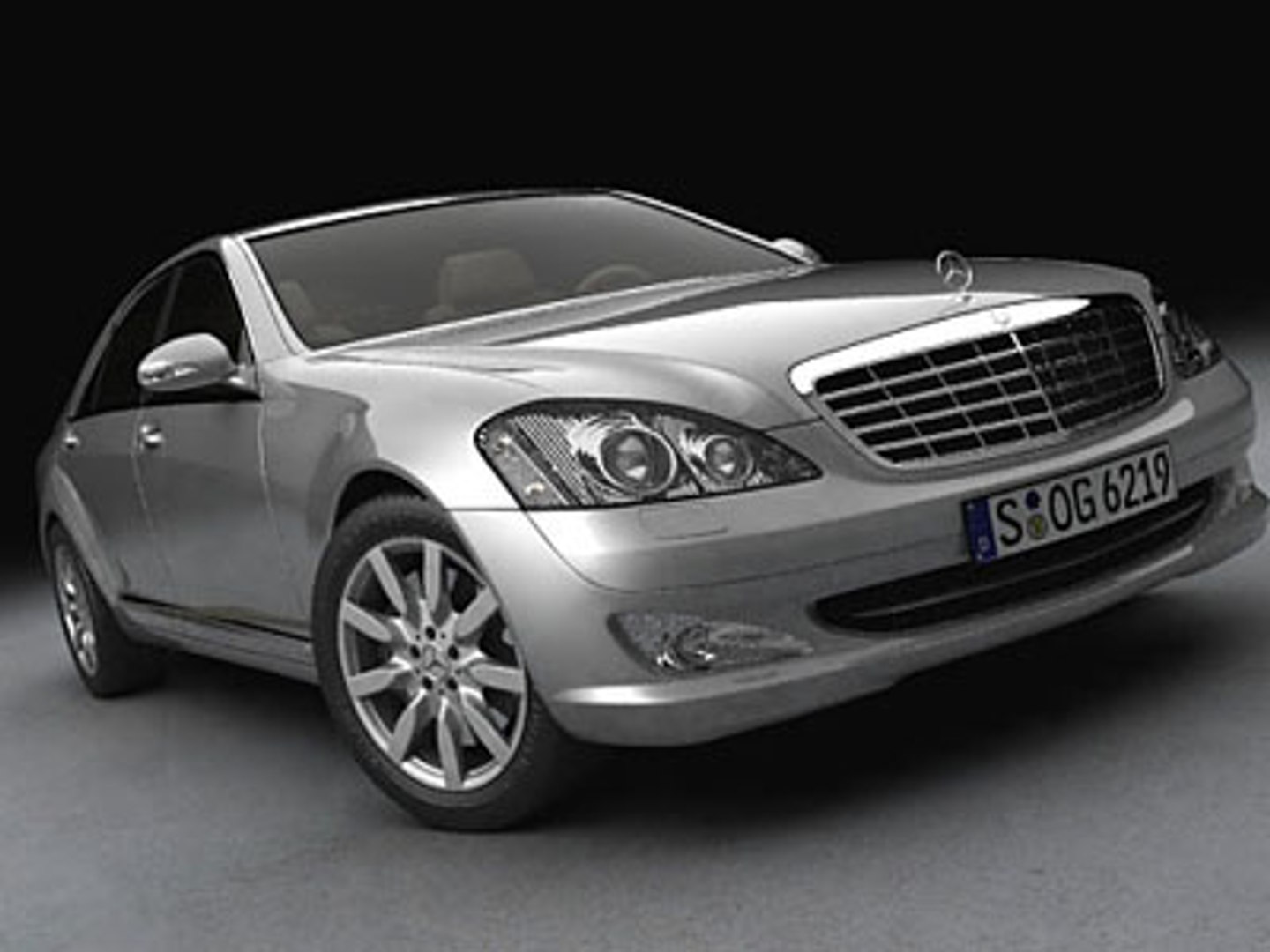 s-class class s 3d model