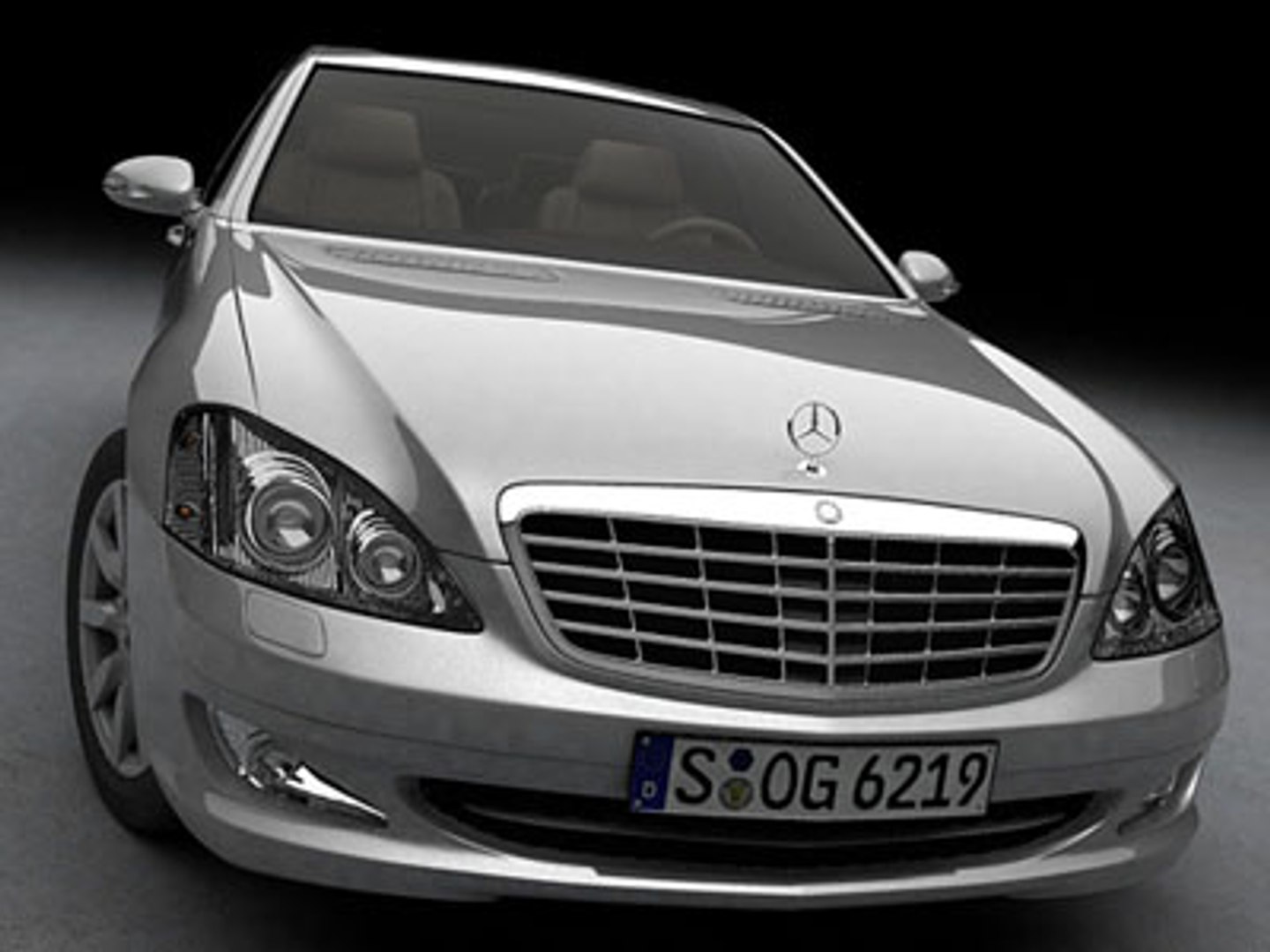 s-class class s 3d model