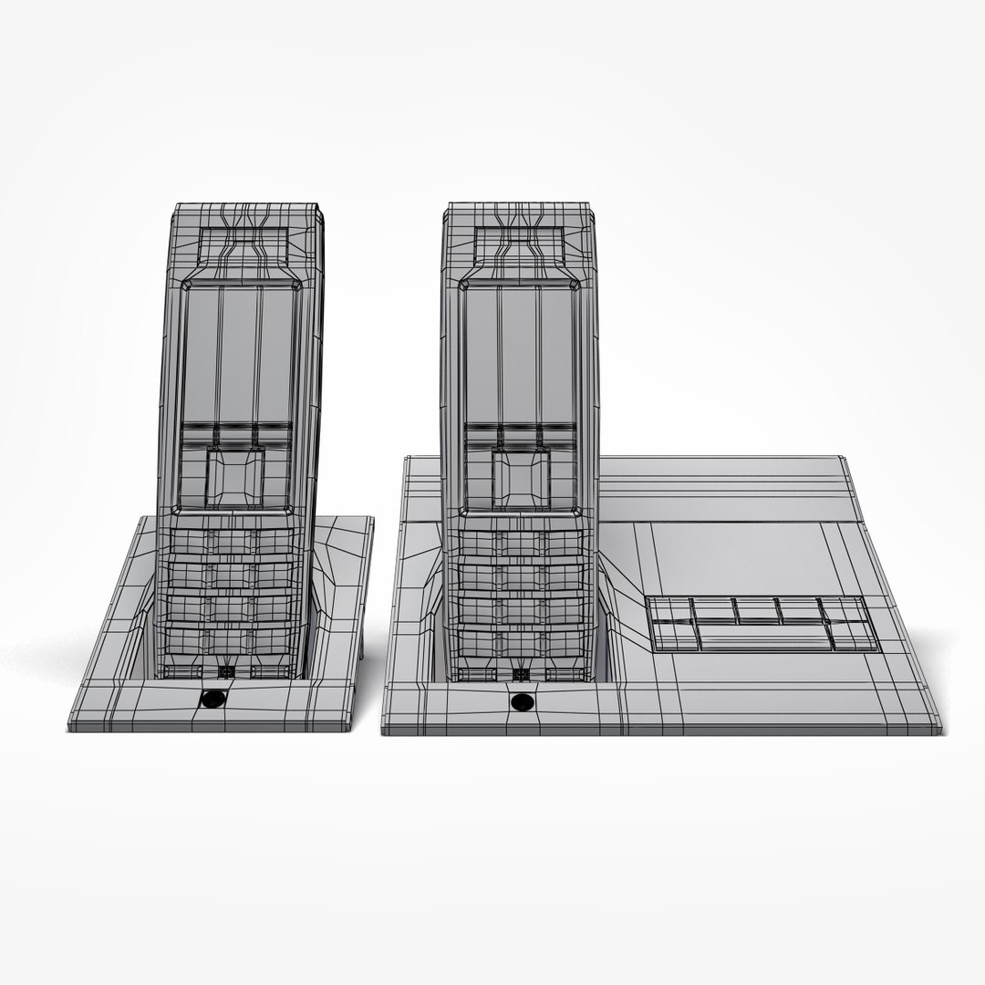 3d Bt Cordless Phone Model