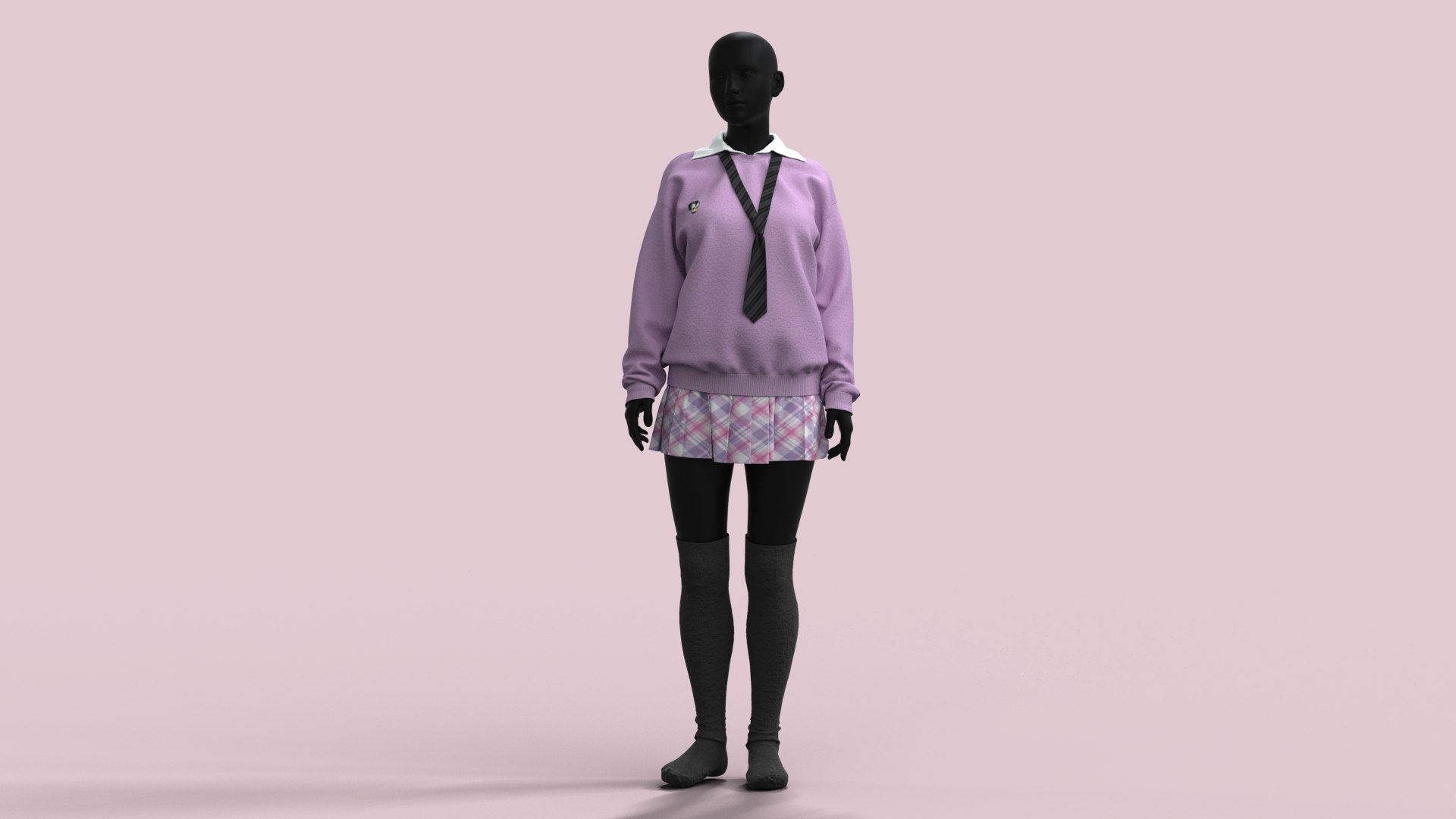 3D Realistic 3D Models Of School Uniforms - TurboSquid 1868630