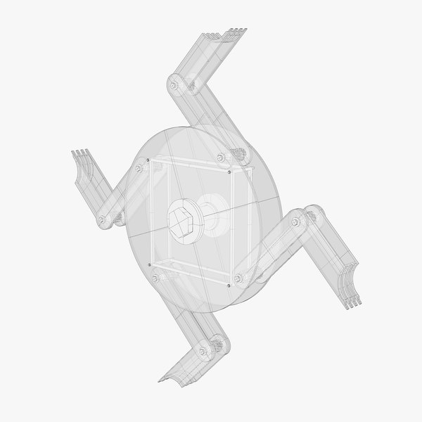 modelo 3d Spider Wheel Robot - TurboSquid 2056990