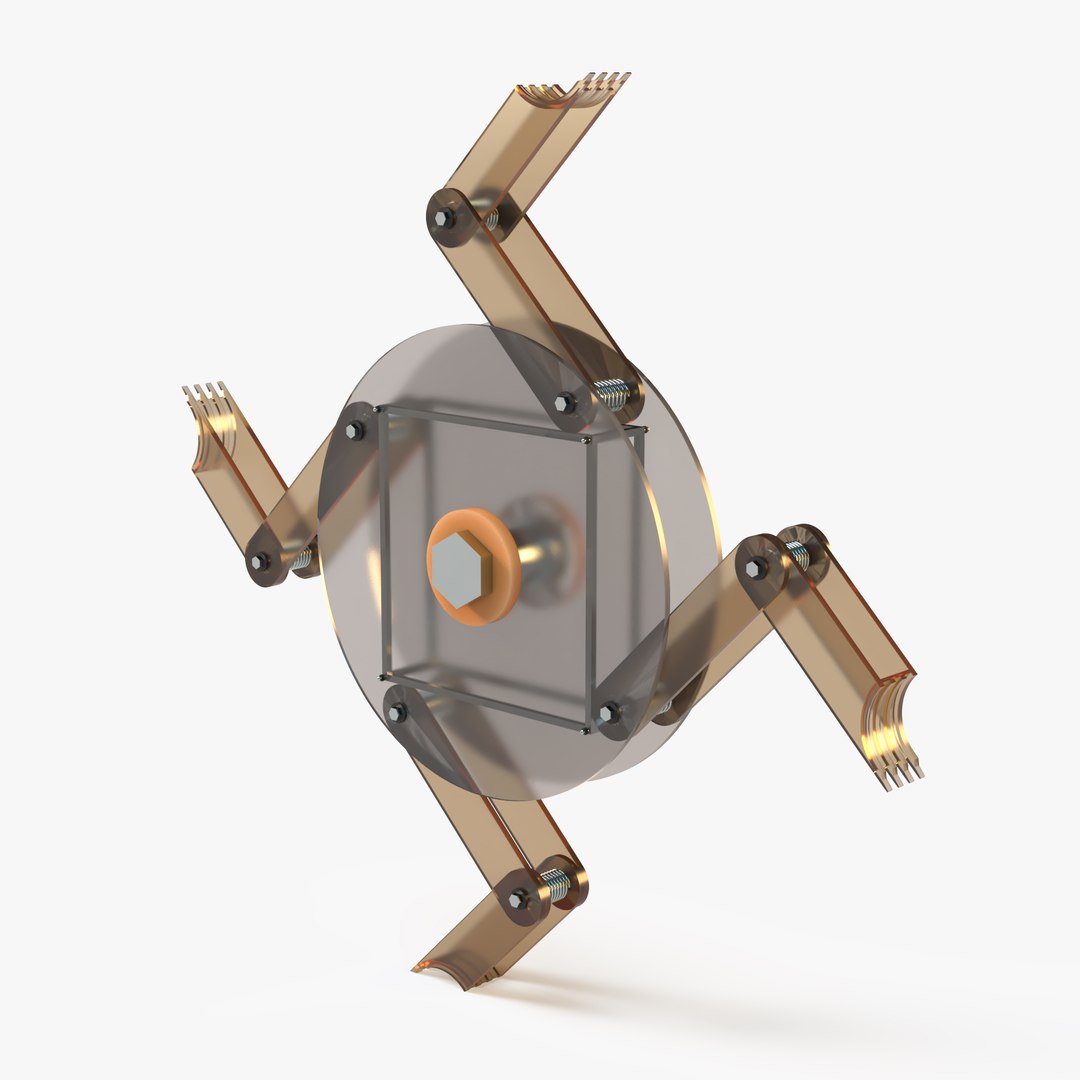 modelo 3d Spider Wheel Robot - TurboSquid 2056990