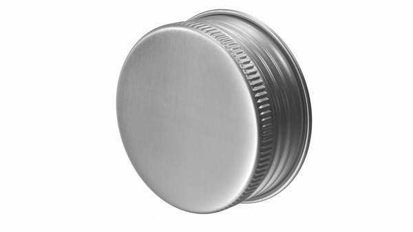 modelo 3d Tapón De Rosca Redondo De Aluminio 28mm - TurboSquid 1956029