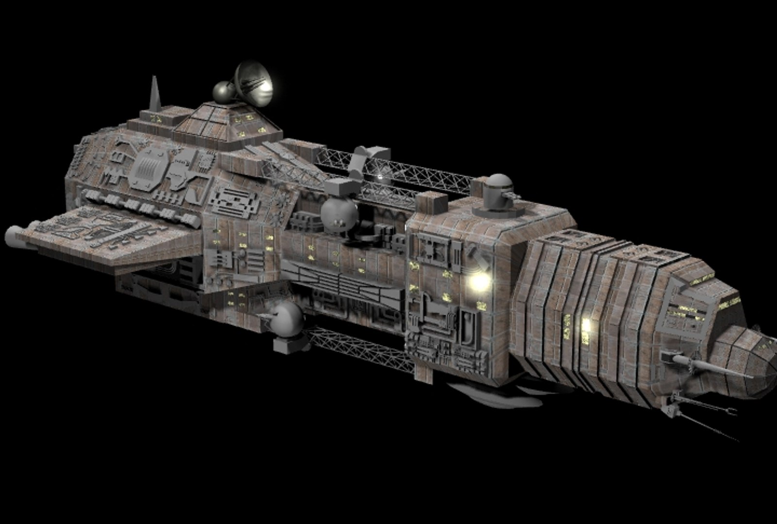 Lwo Gunship Pirate Ship