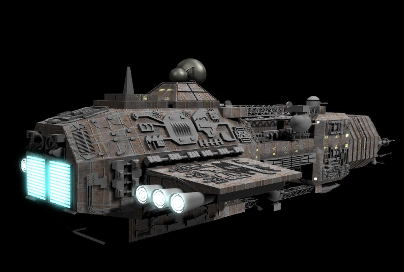 Lwo Gunship Pirate Ship