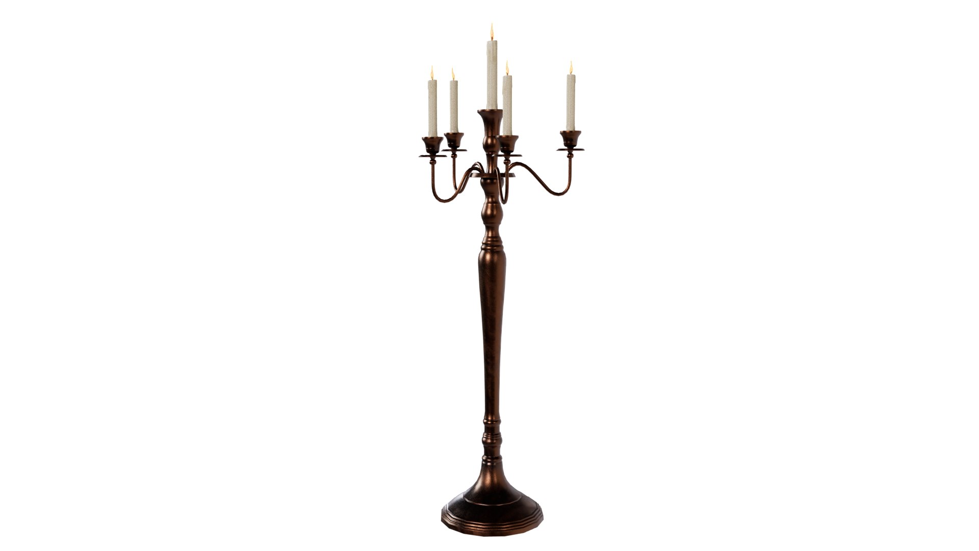 Free Candle Stand Maya Rigged 3D Model - TurboSquid 2352096