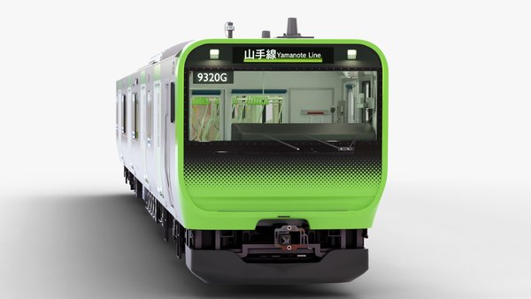 Japanese Train Head Detailed Interior Exterior Yamanote Line E235 ...