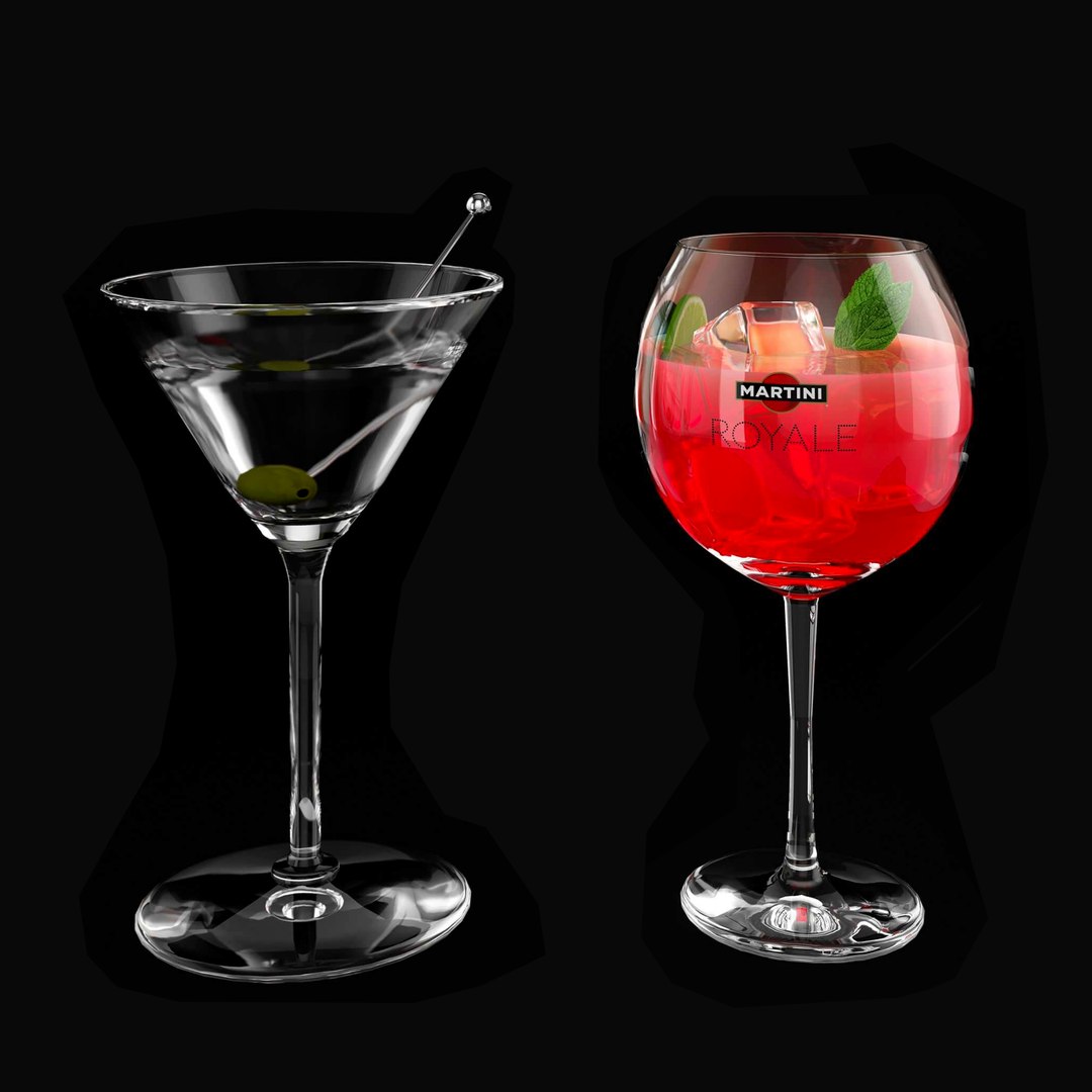 3D Model Cocktails Martini - TurboSquid 2085883