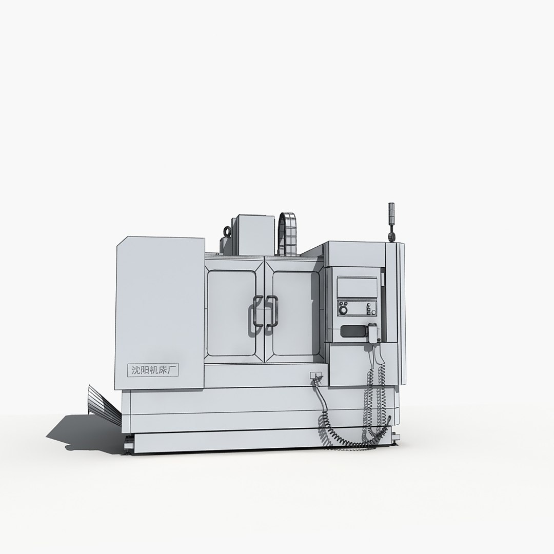 3D Cnc Machine Tool Model - TurboSquid 1382071