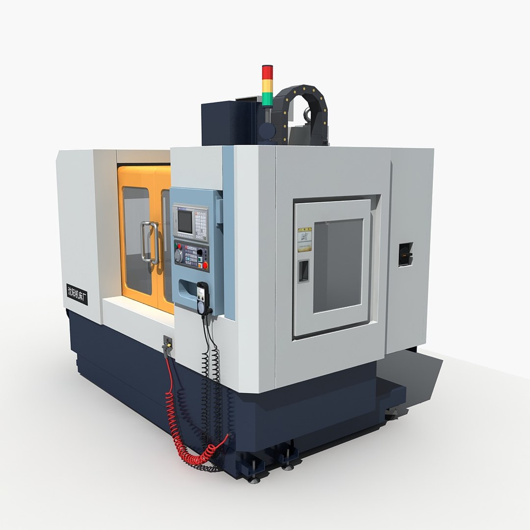 3D Cnc Machine Tool Model - TurboSquid 1382071