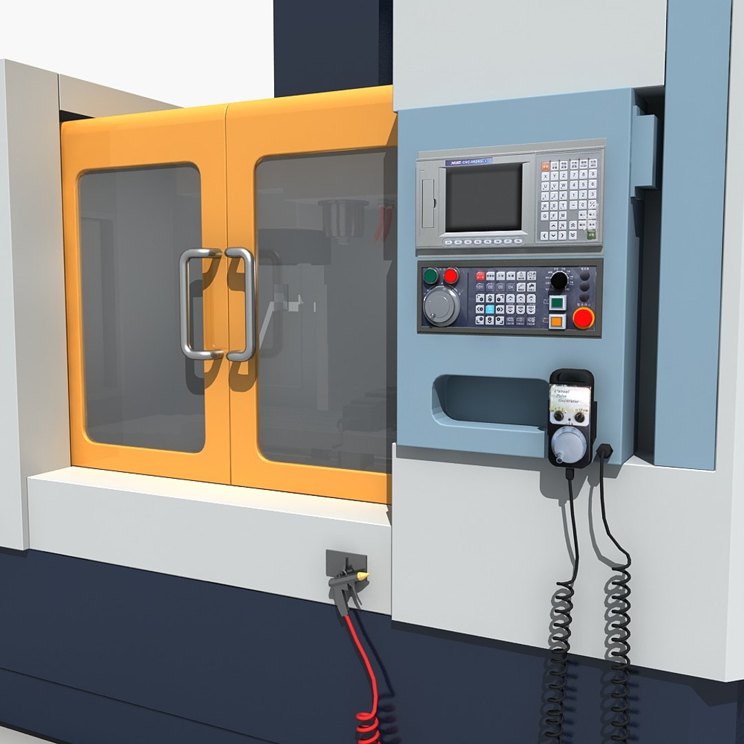 3D Cnc Machine Tool Model - TurboSquid 1382071