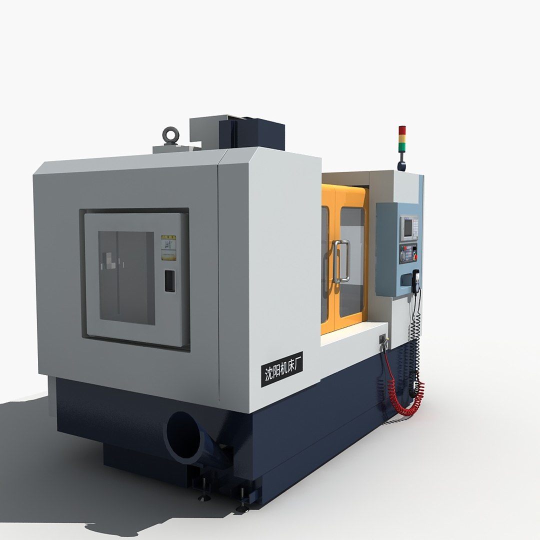 3D Cnc Machine Tool Model - TurboSquid 1382071