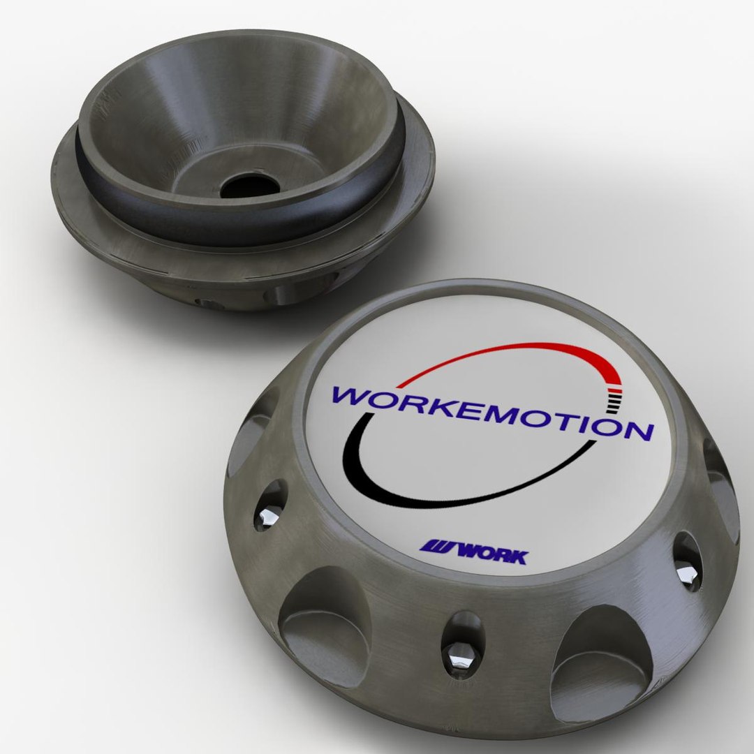 3d Model Of Center Caps Wheels