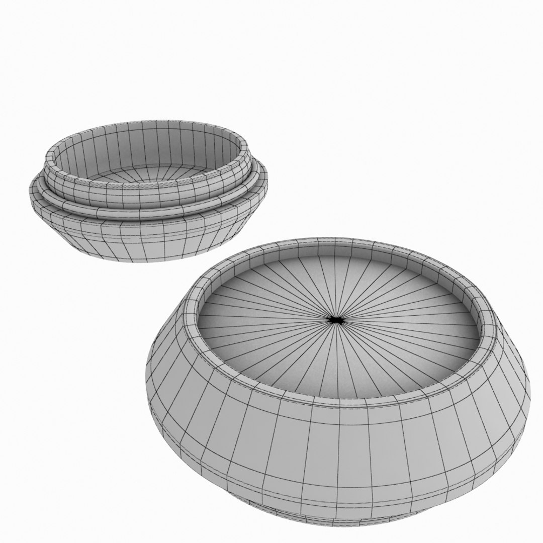 3d Model Of Center Caps Wheels