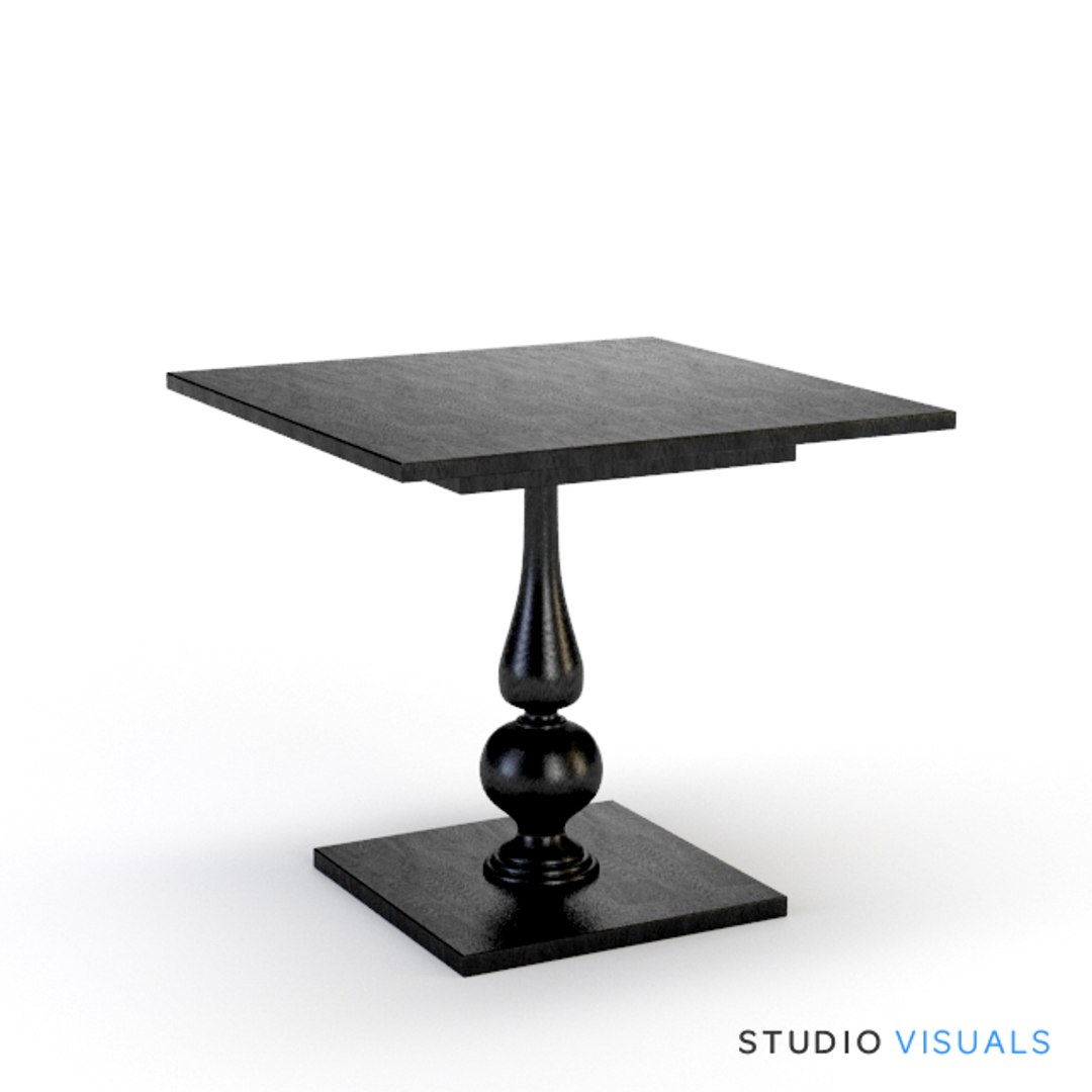 Rectangle Table 3d Model