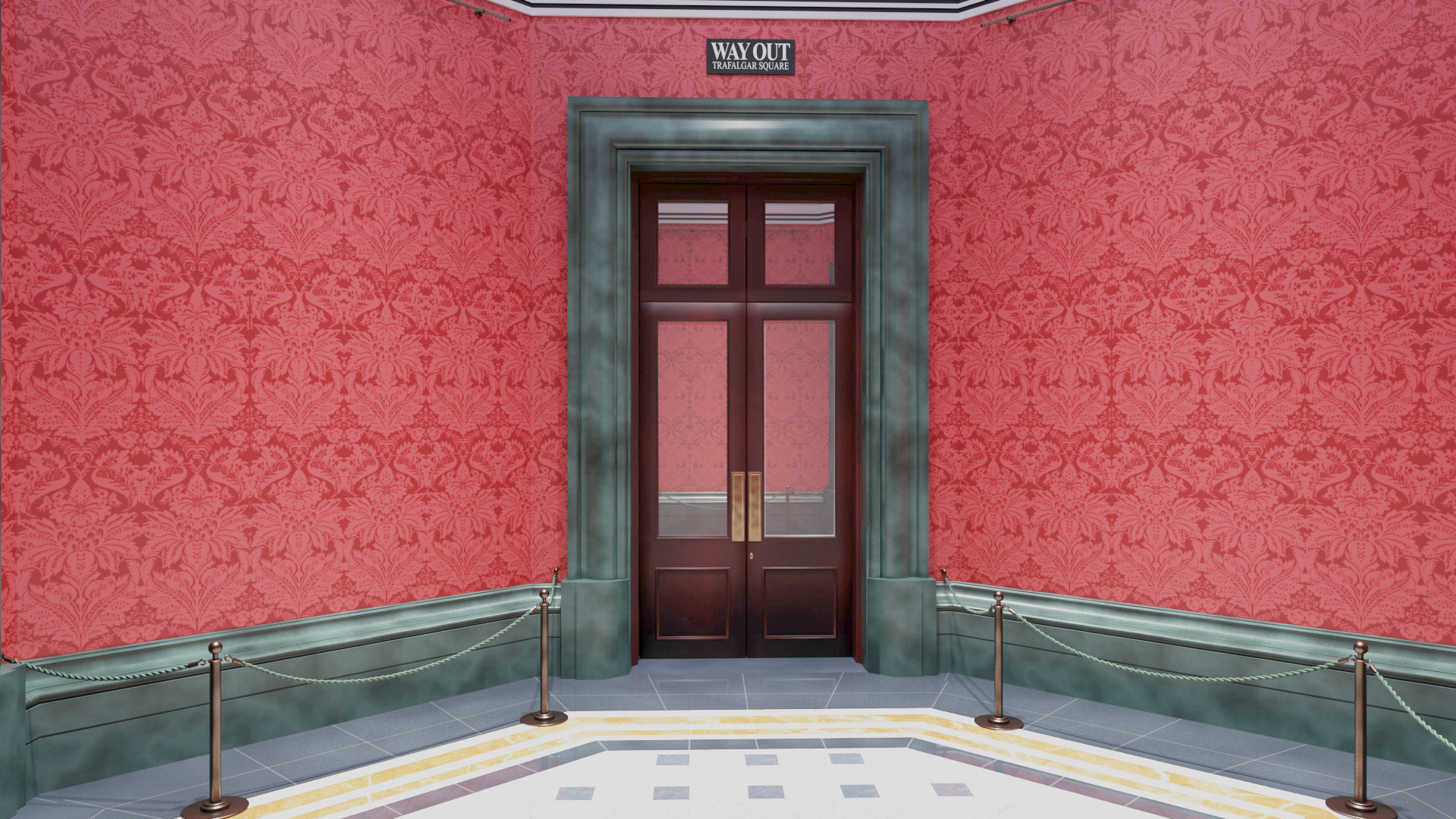 Museum Interior - London National Gallery - Room 15 model - TurboSquid ...