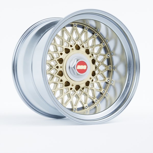 BBS E55 With Turbofan 3 PIECE WHEELS 3D model - TurboSquid 2015368