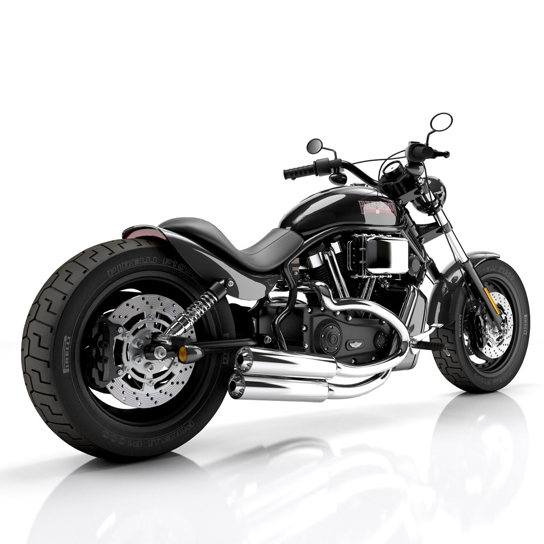 Harley Davidson Custom 3D - TurboSquid 1998962