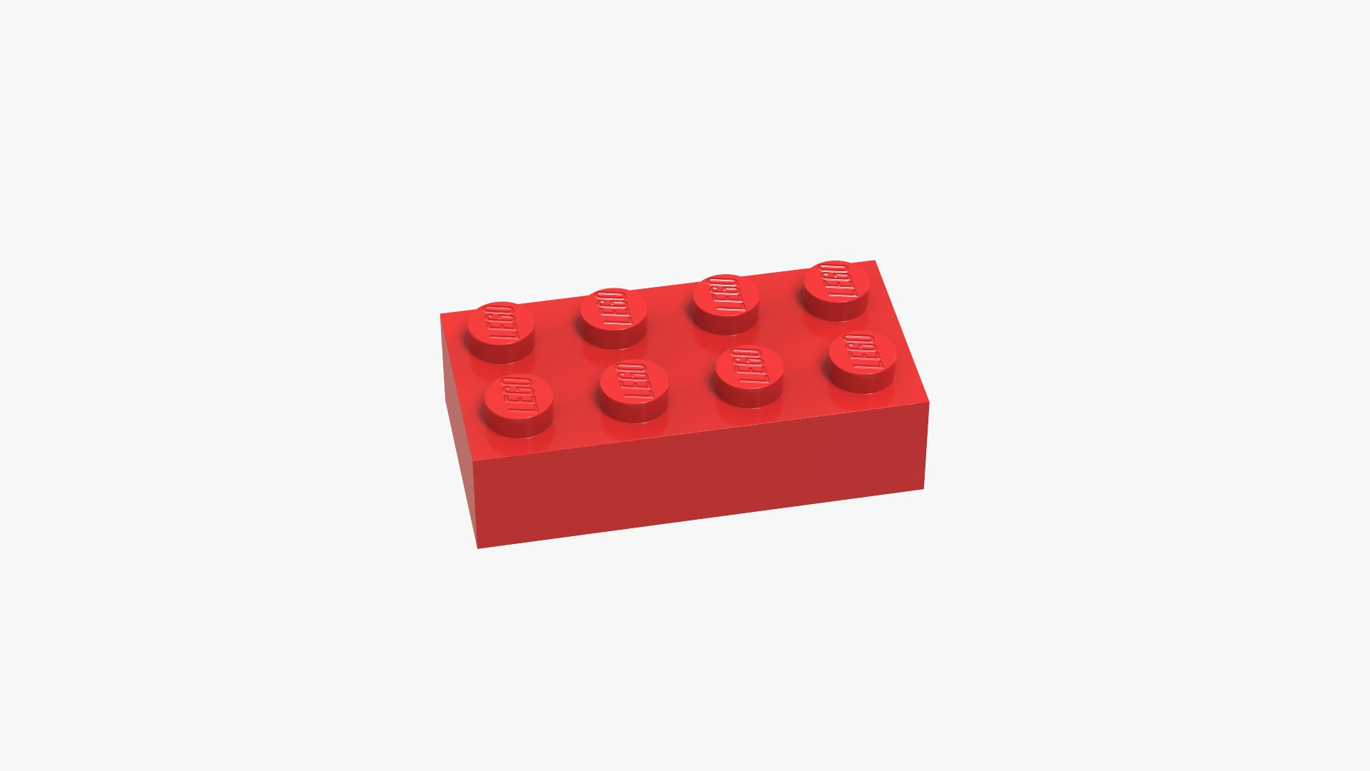 Lego Red Brick Model - TurboSquid 1783030