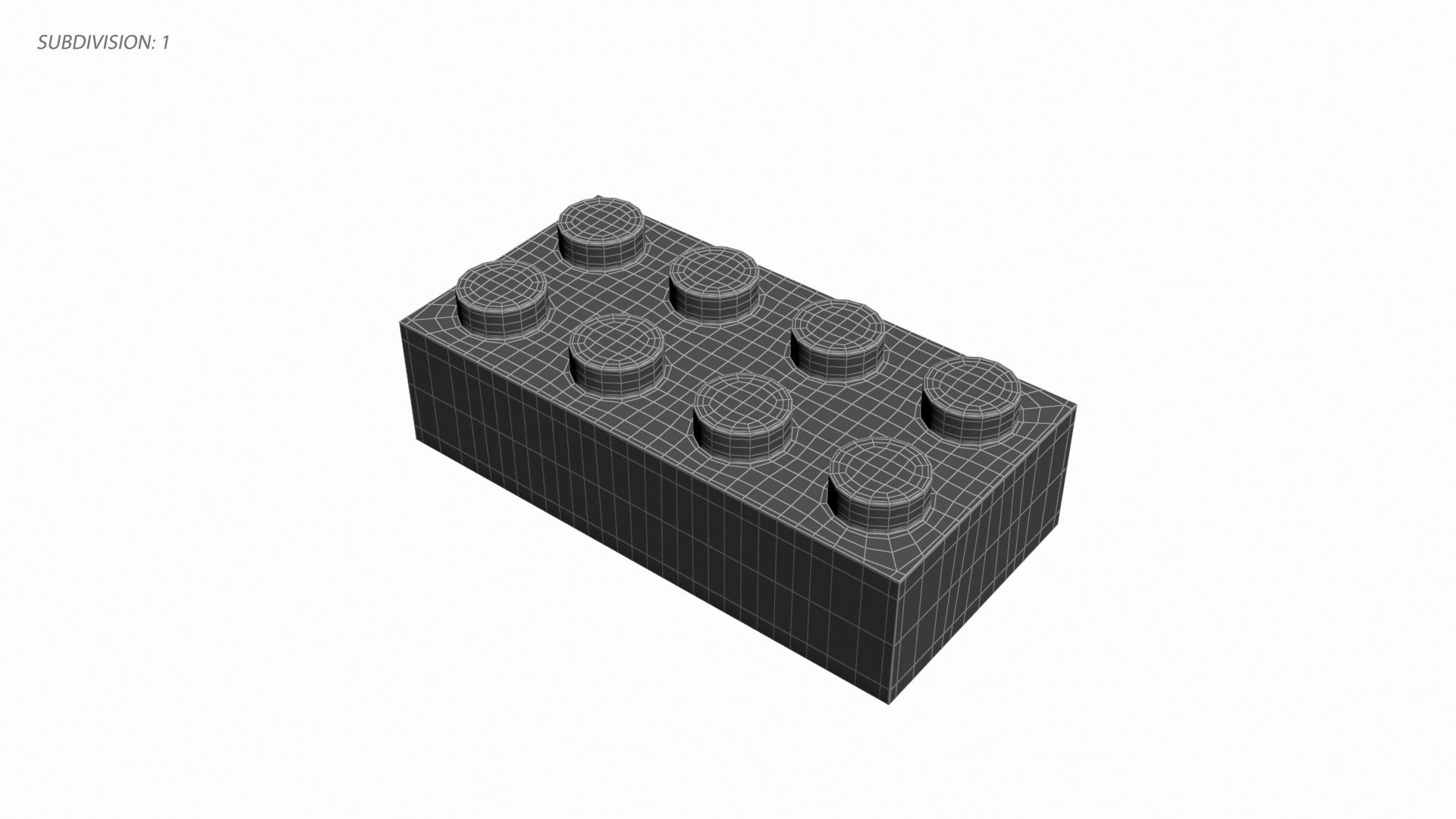 Lego Red Brick Model - TurboSquid 1783030