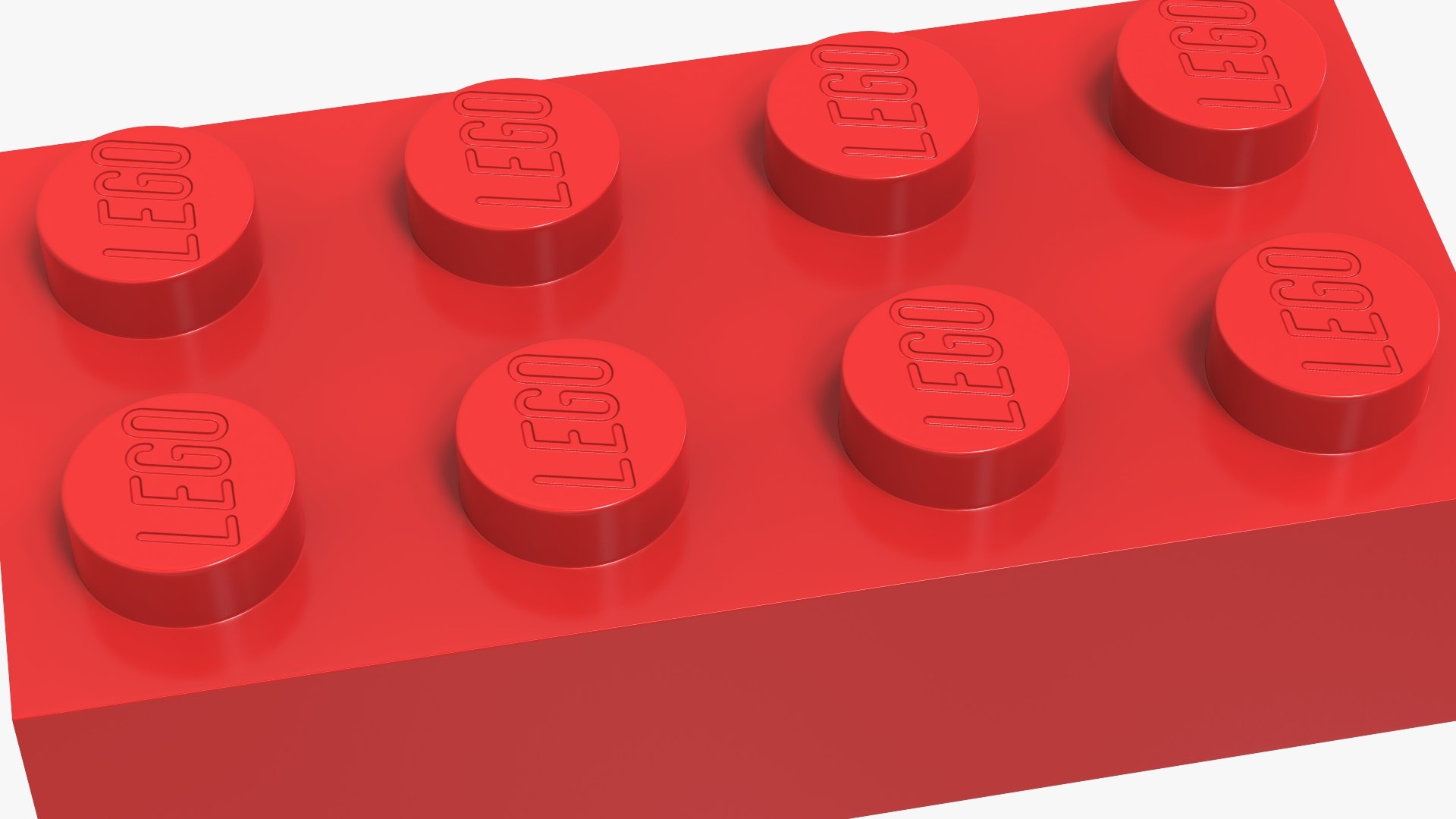 Lego Red Brick Model - TurboSquid 1783030