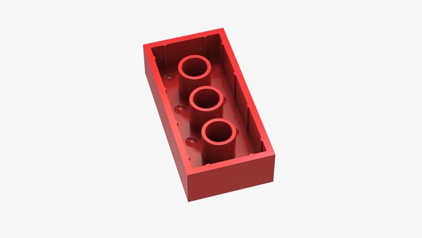 Lego Red Brick model - TurboSquid 1783030