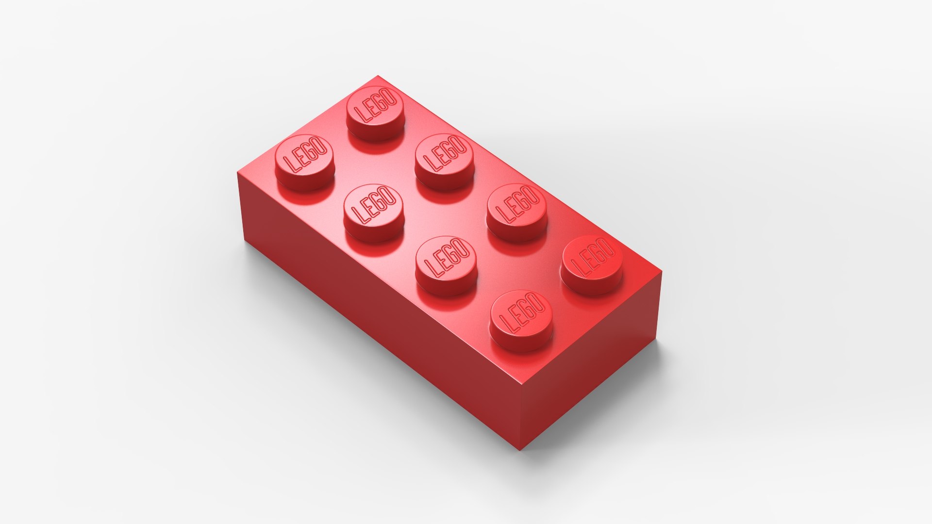 Lego Red Brick Model - TurboSquid 1783030