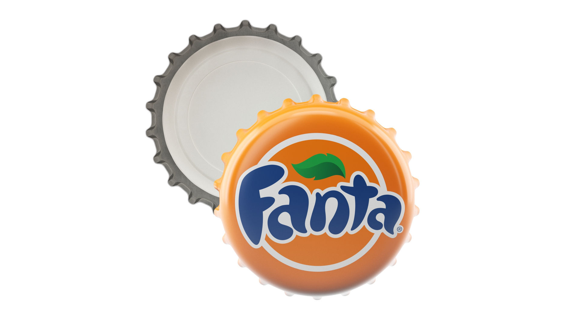 Fanta Bottle Cap Model - TurboSquid 2196293