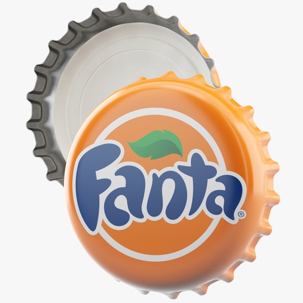 modelo 3d Tapa de botella de Fanta - TurboSquid 2196293