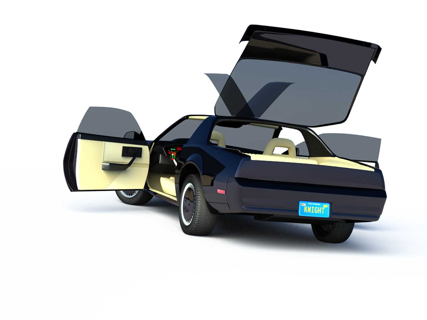 Knight Rider 3d Model
