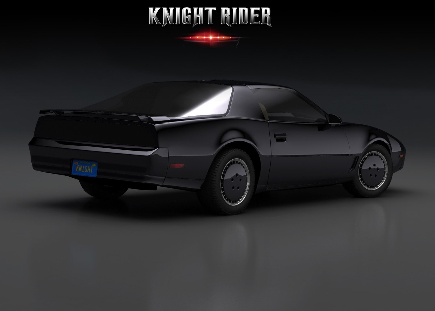 knight rider 3d model